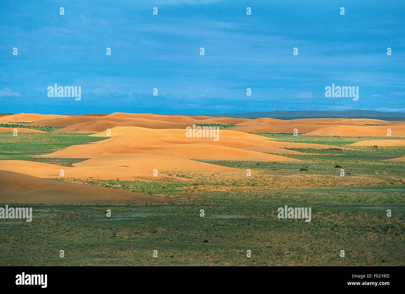 Steppe in the Gobi Desert region, Mongolia Stock Photo - Alamy