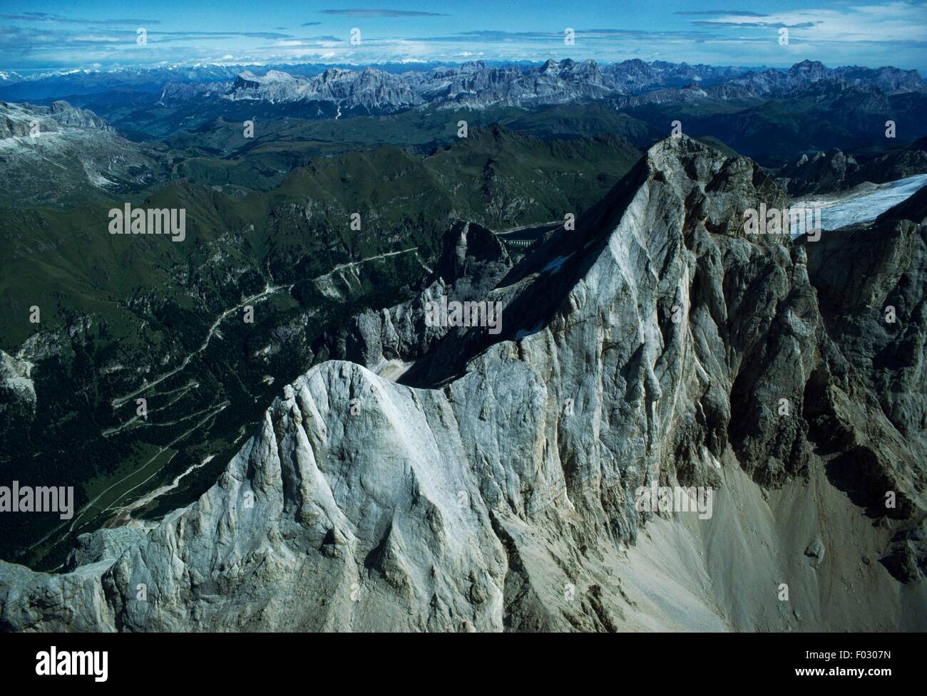 Gran Vernel, massif of the Marmolada Group, Dolomites (UNESCO World ...
