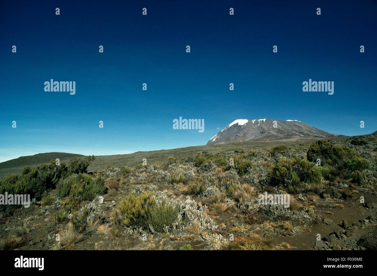 Panorama of Kilimanjaro between Horombo Hut and Kibo Hut, Kilimanjaro ...
