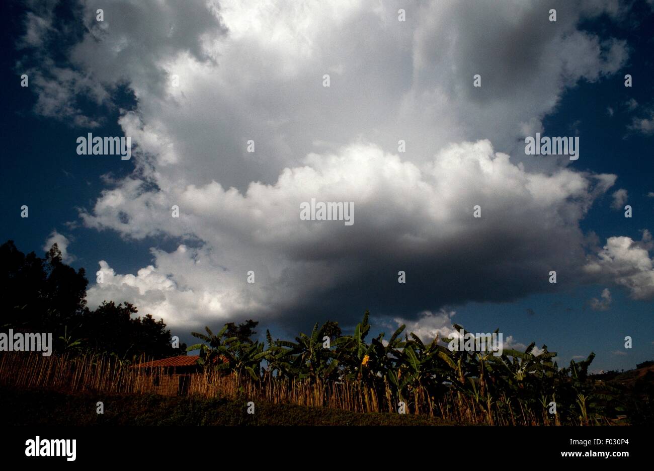 Clouds in the sky over Rwanda Stock Photo - Alamy