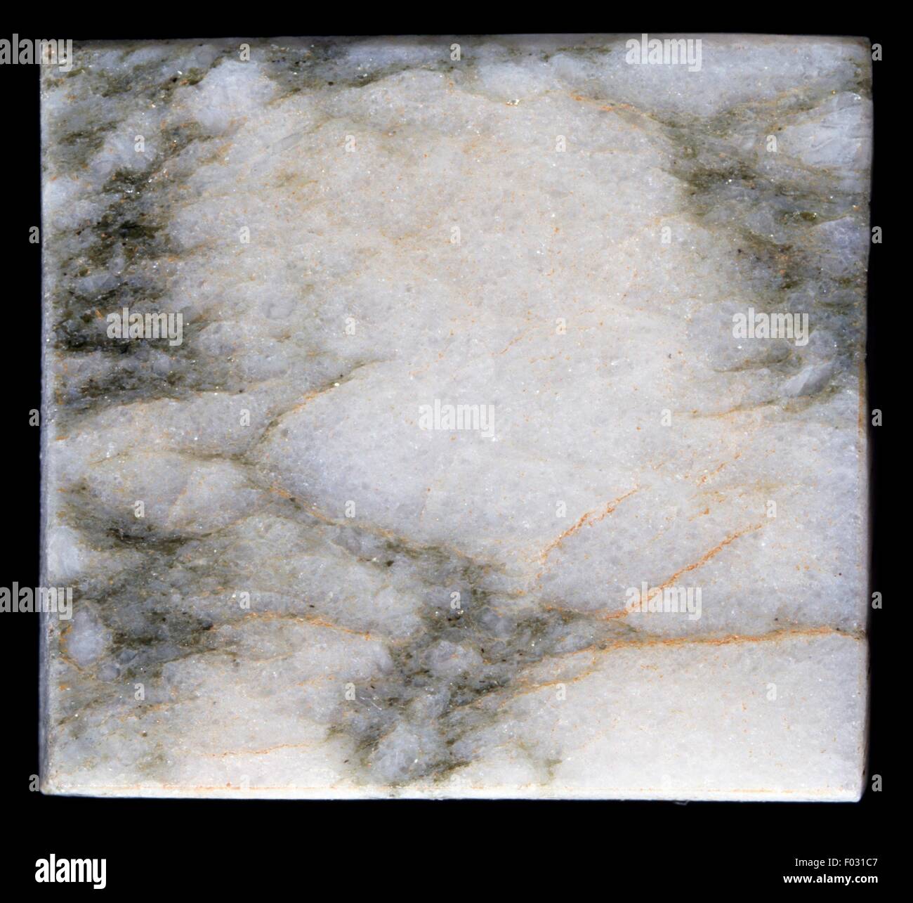 Green Quartzite, metamorphic rock Stock Photo - Alamy