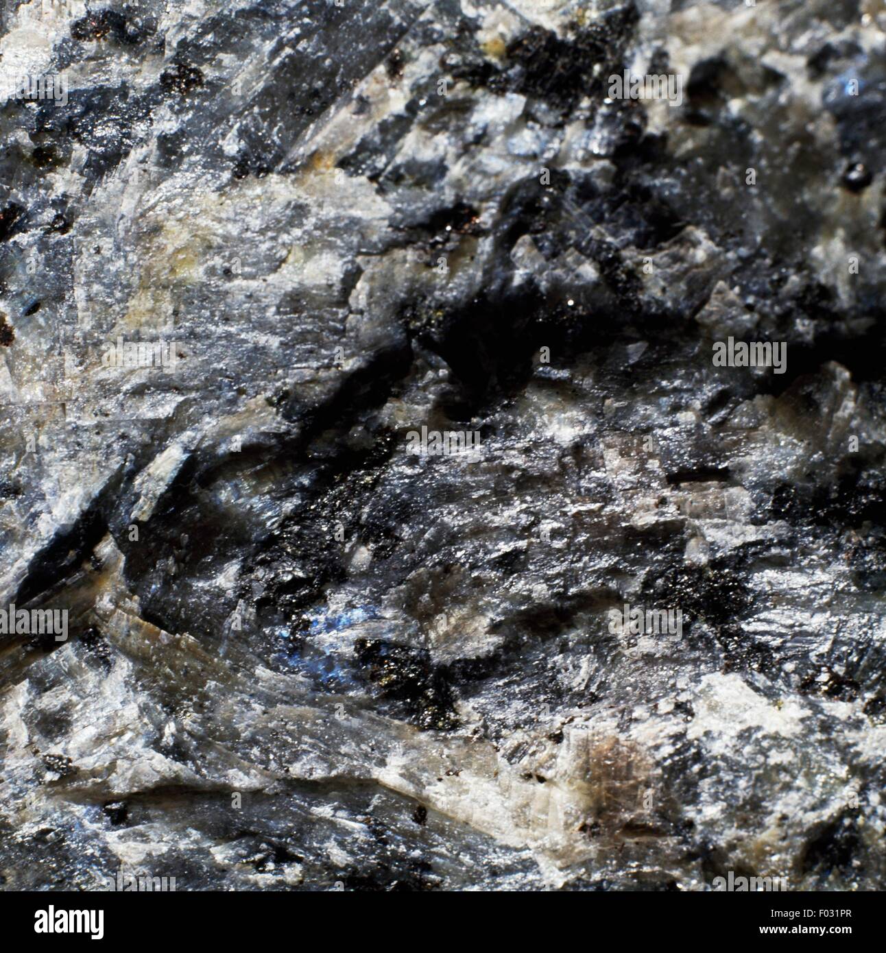 Larvikite, intrusive rock, from Norway. Detail Stock Photo - Alamy