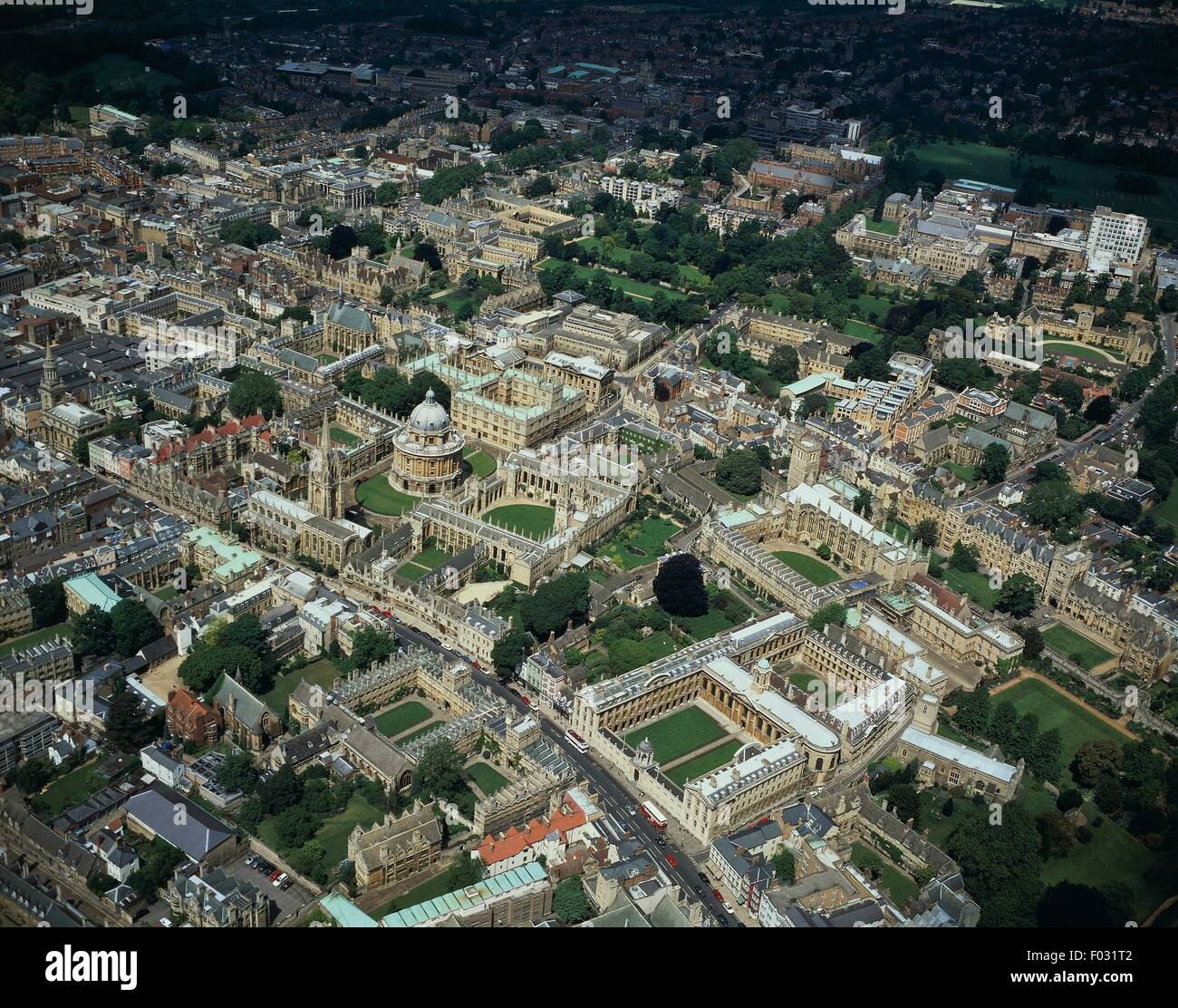Aerial view of oxford hi-res stock photography and images - Alamy