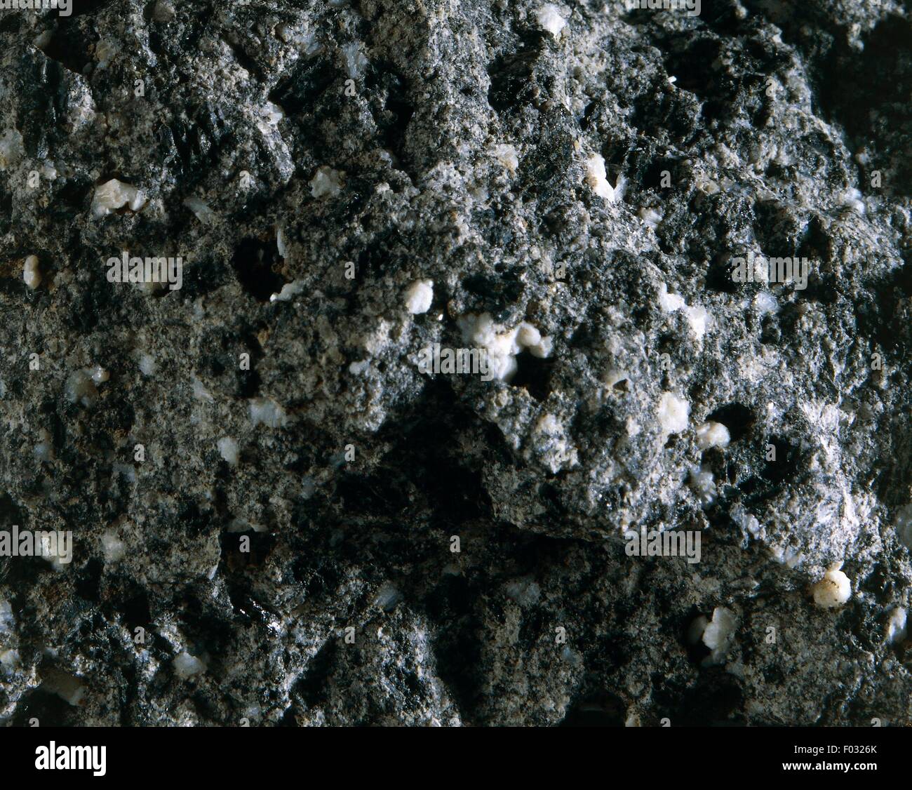 Basanite, effusive rock Stock Photo - Alamy