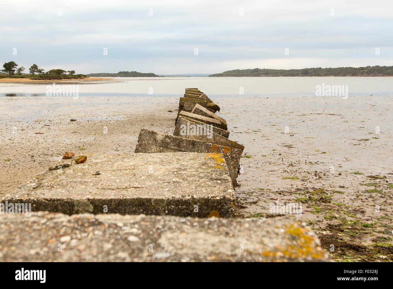 Sandbanks to shell beach chain ferry poole hi-res stock photography and ...