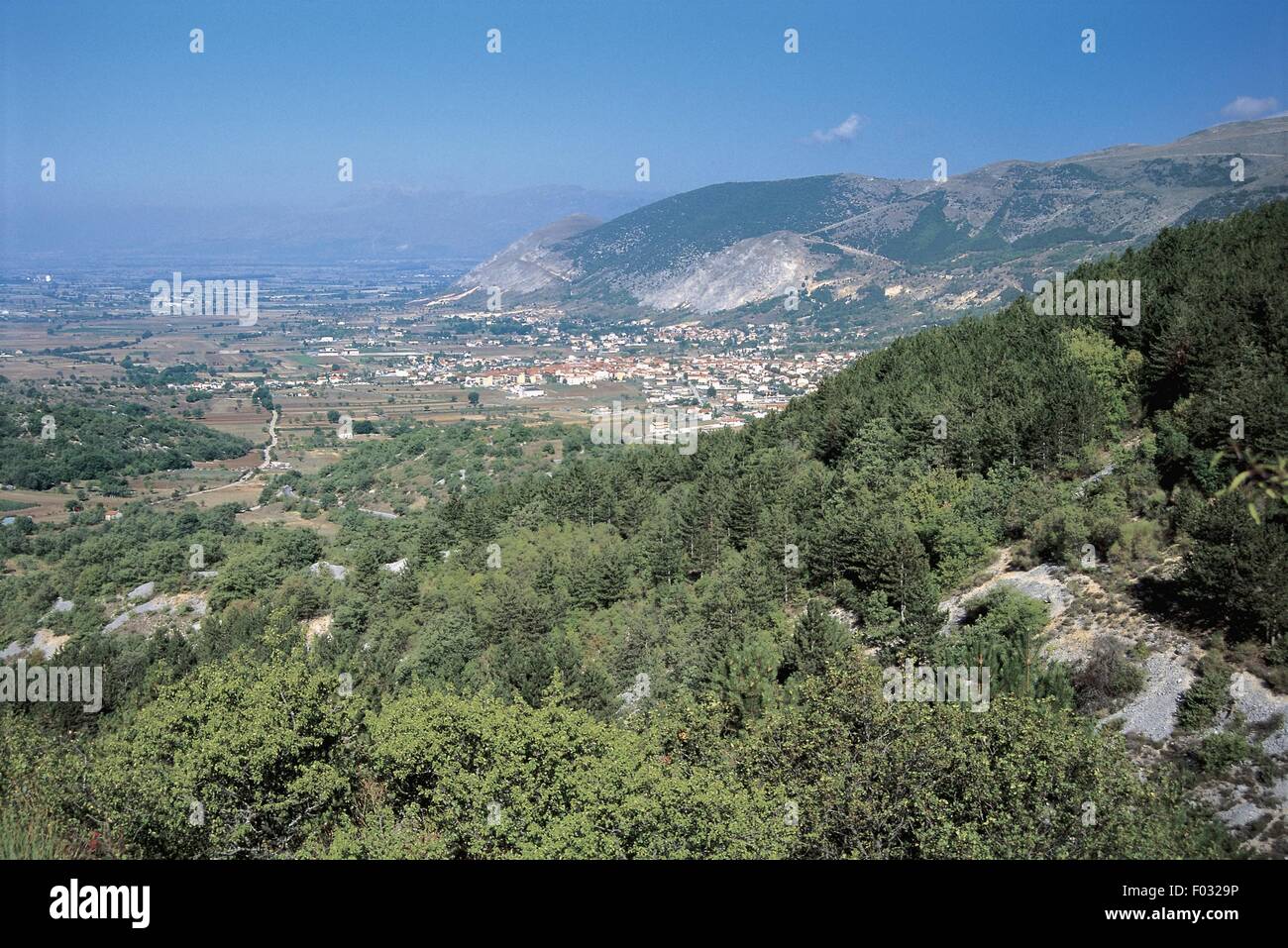Italy - Abruzzo Region - Fucino plain - Gioia dei Marsi Stock Photo - Alamy