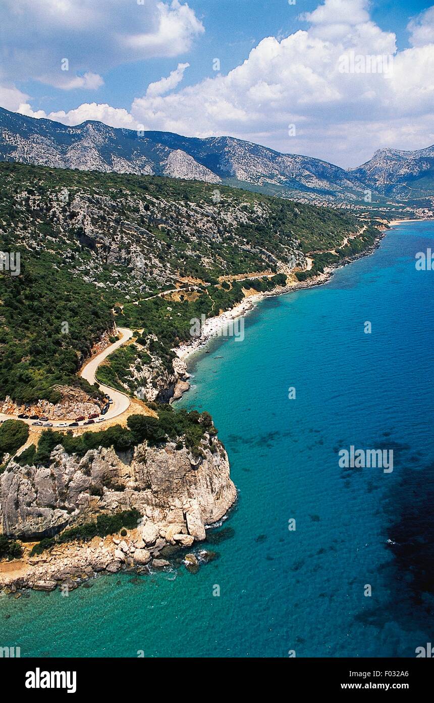 The coast along the Gulf of Orosei, Sardinia, Italy Stock Photo - Alamy