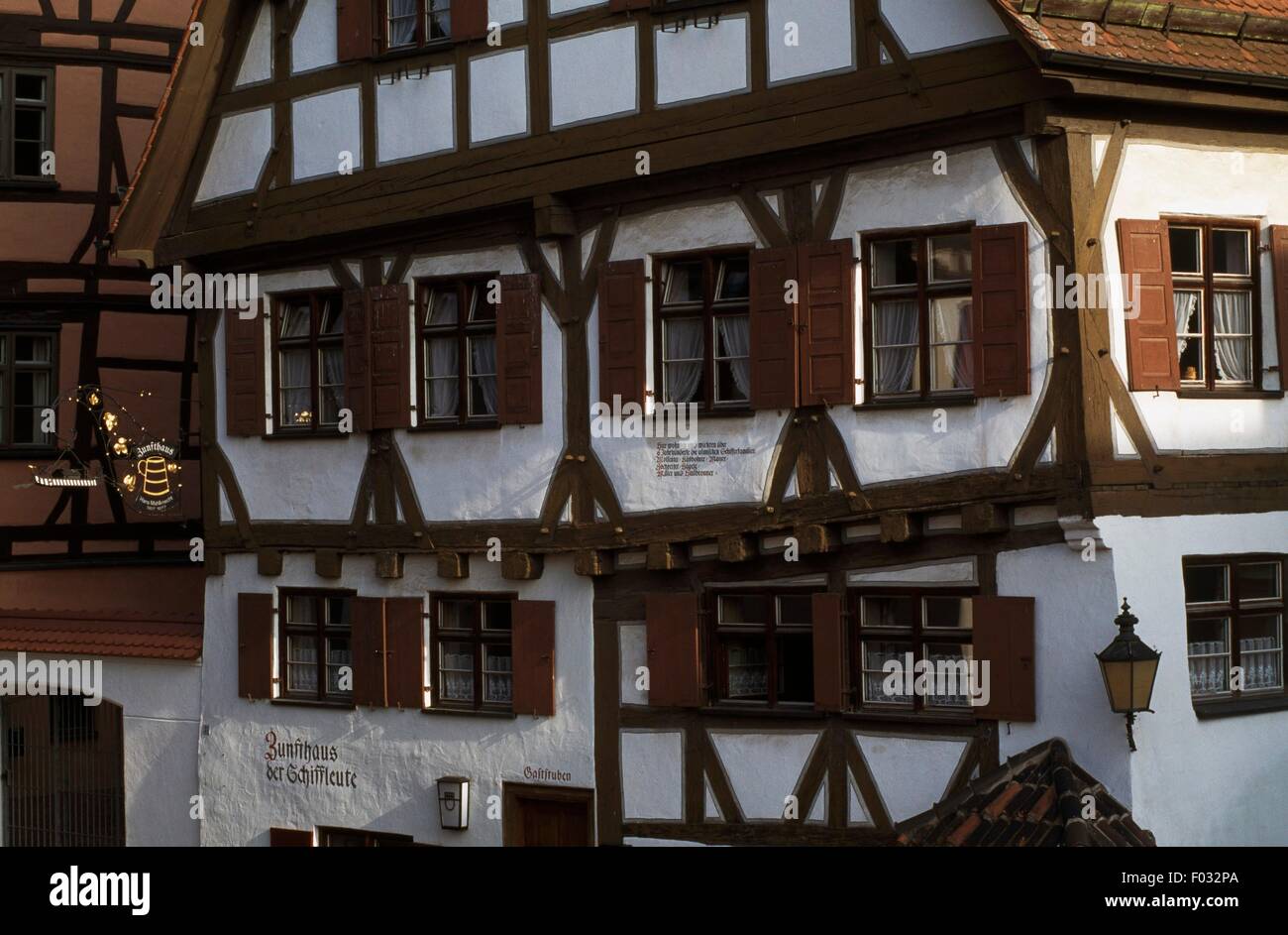 House in the Ulm fishing district, Baden-Wurttemberg, Germany Stock ...