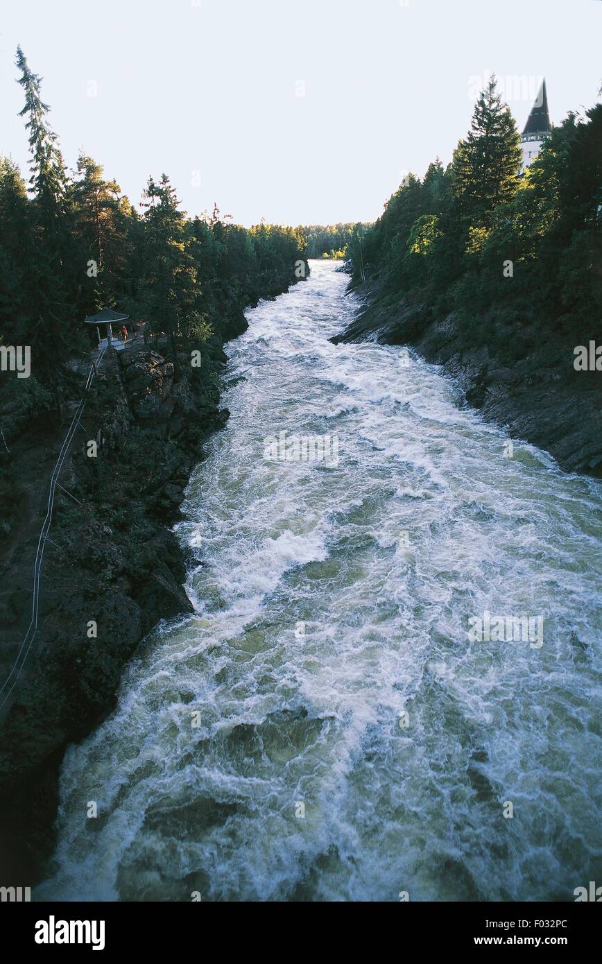 Finland - Imatra Rapids Stock Photo - Alamy