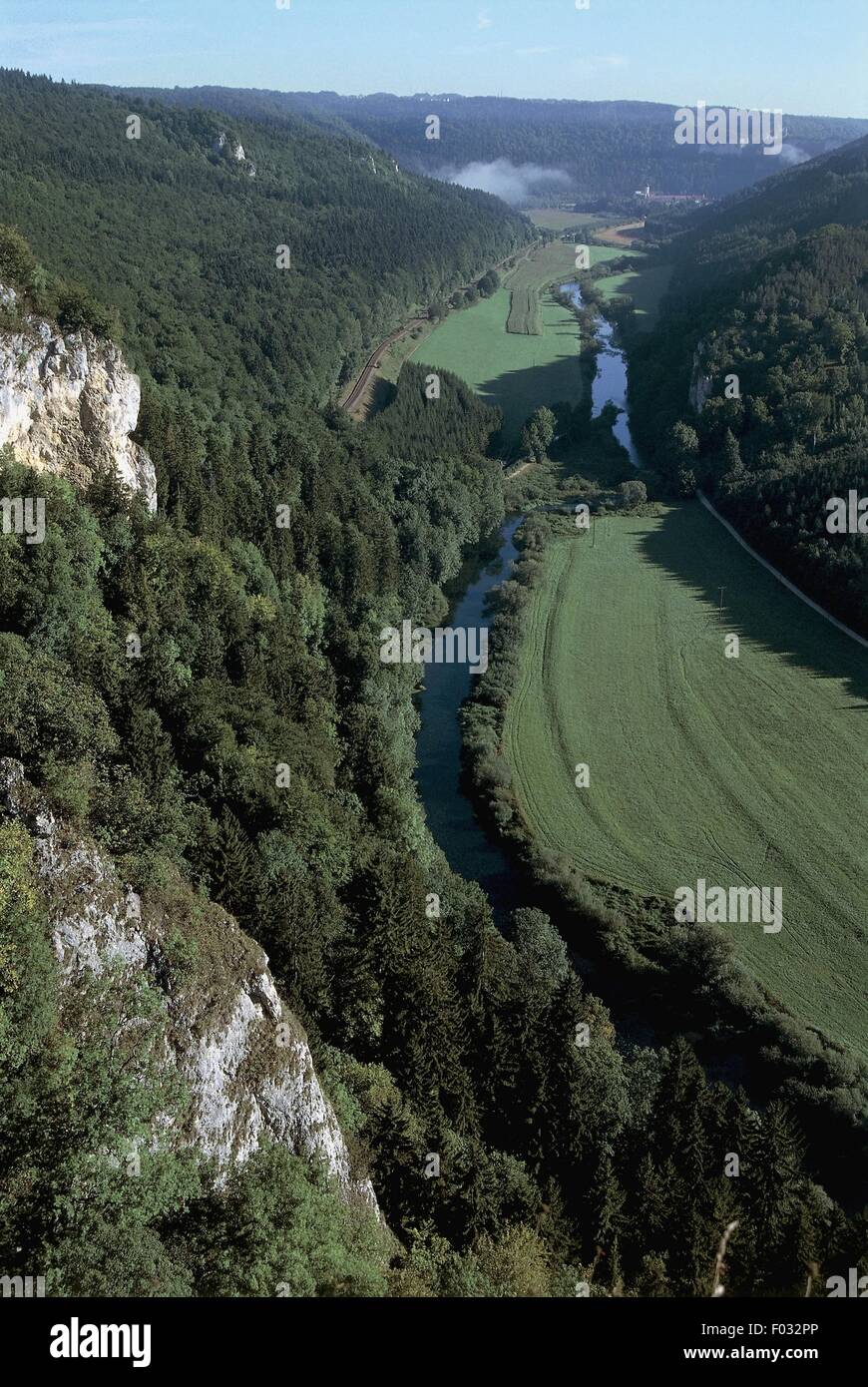 Germany - Baden-Wurttemberg -Beuron surroundings - Danube river Stock ...