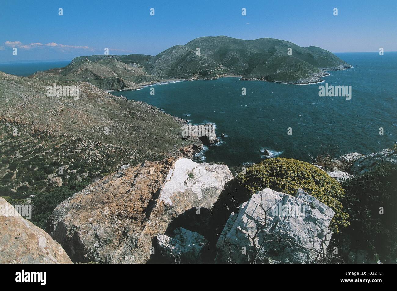Greece - Peloponnesus - Mani Peninsula. Cape Matapan (Cape Tenaro Stock ...
