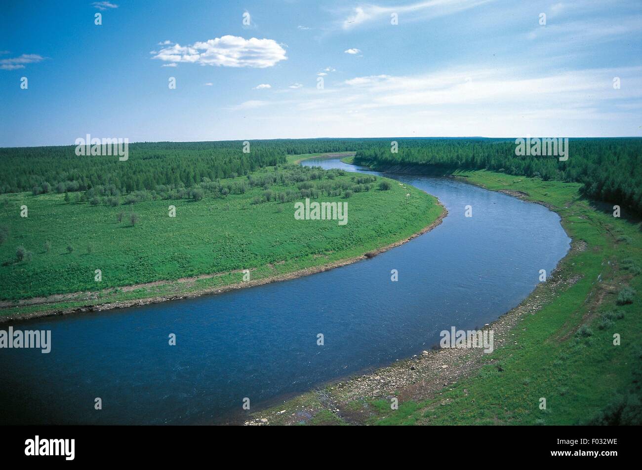 yenisey river on map