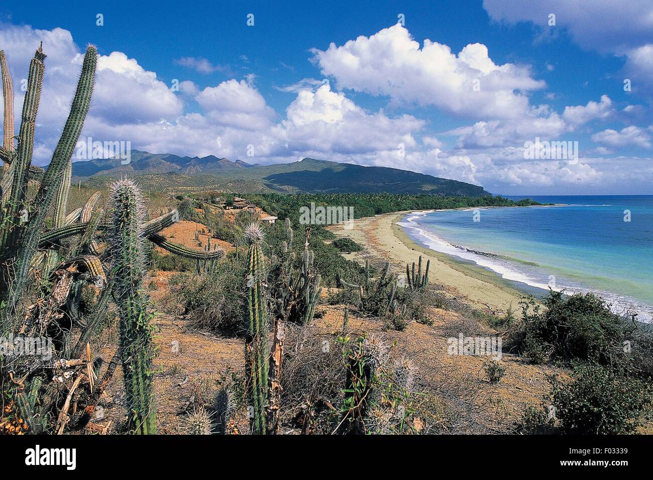 Stretch of coastline, Guantanamo Province, Cuba Stock Photo - Alamy