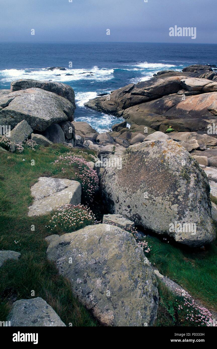 A section of the Costa da Morte (Coast of Death) near Muxia, Cape ...