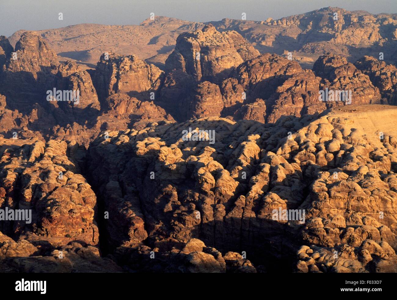 Sandstone formations near Petra, Jordan Stock Photo - Alamy