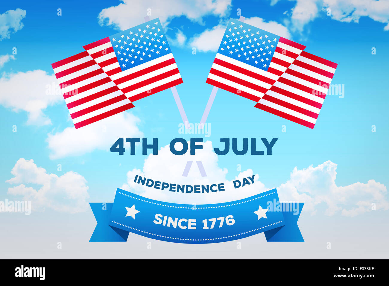 Composite image of independence day graphic Stock Photo - Alamy