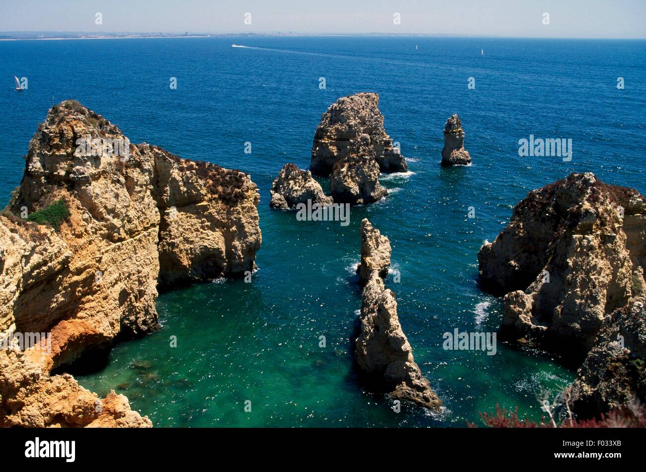 The Cliffs at Ponta da Piedade in Lagos, Portugal Stock Photo - Alamy