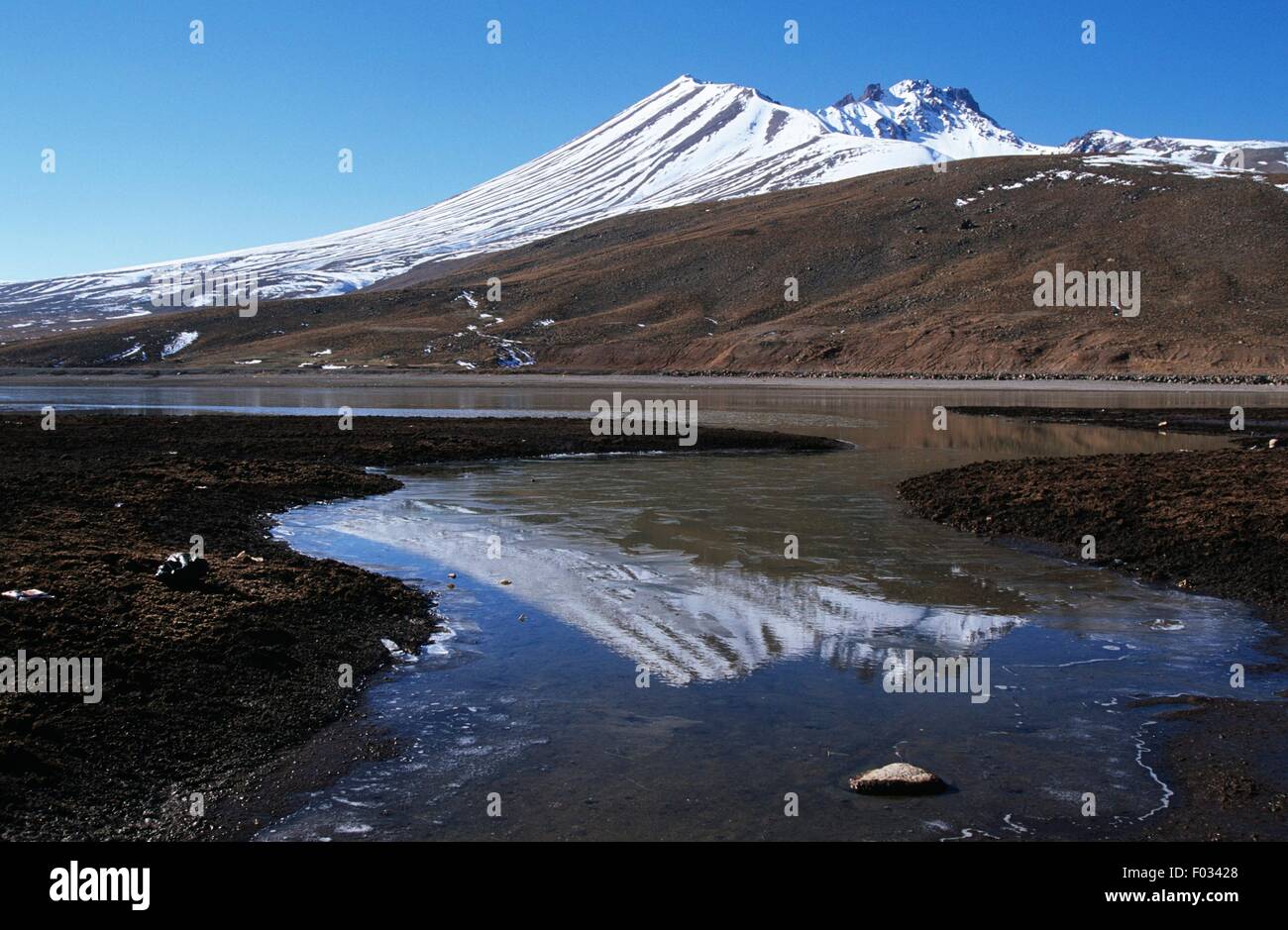 Turkey - Cappadocia - Erciyes Dagi volcano Stock Photo - Alamy
