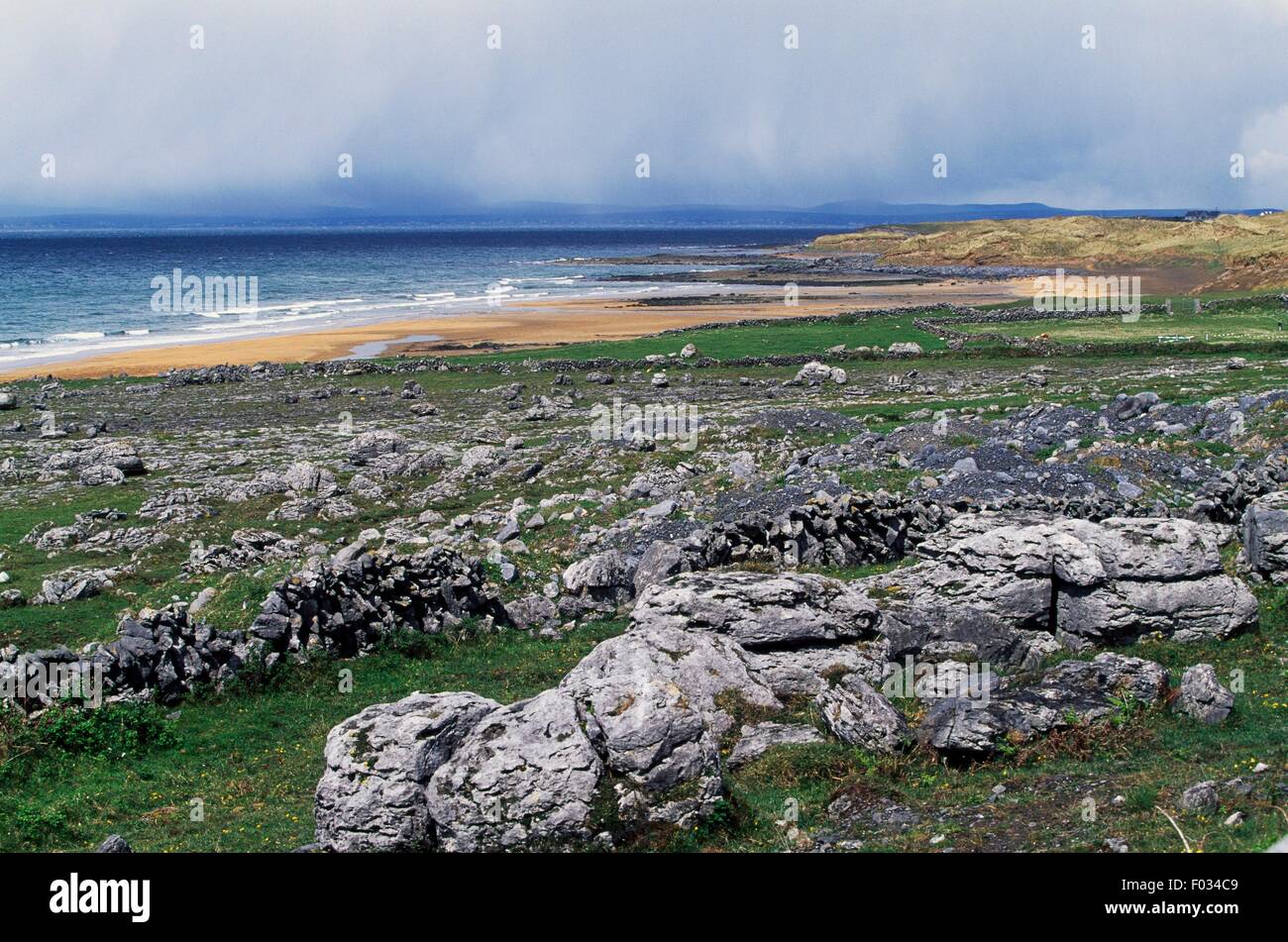 The coast near Fanore, Burren, County Clare, Ireland Stock Photo - Alamy