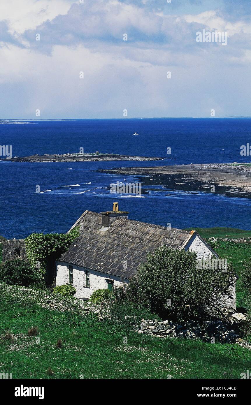 Rural house in Doolin, The Burren, County Clare, Ireland Stock Photo ...