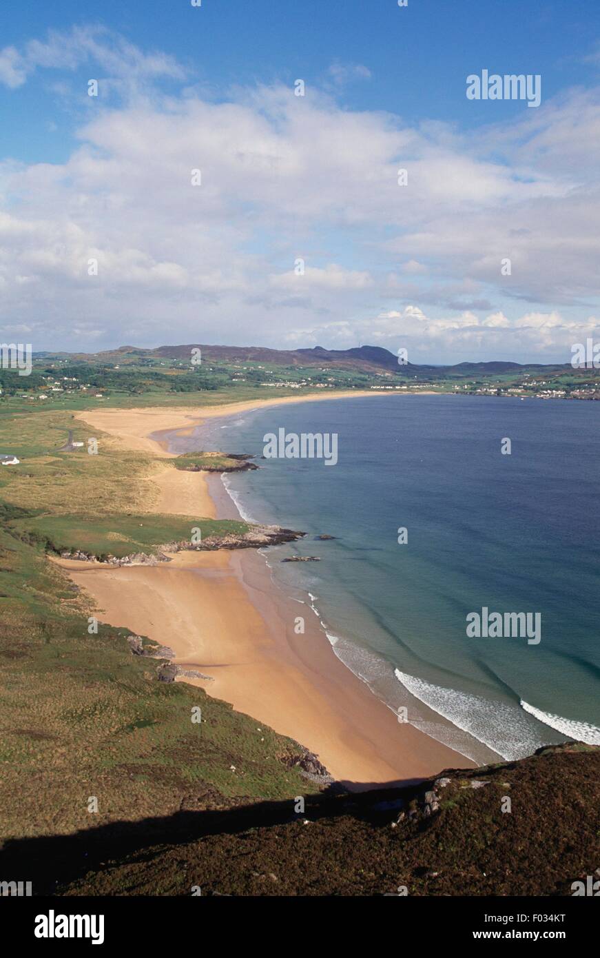 Portsalon beach, Ballymacstocker Bay, County Donegal, Ireland Stock ...