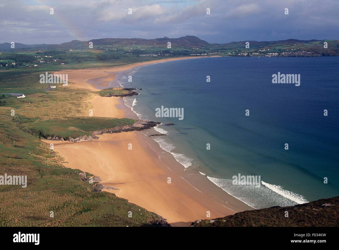 Portsalon beach, Ballymacstocker Bay, County Donegal, Ireland Stock ...