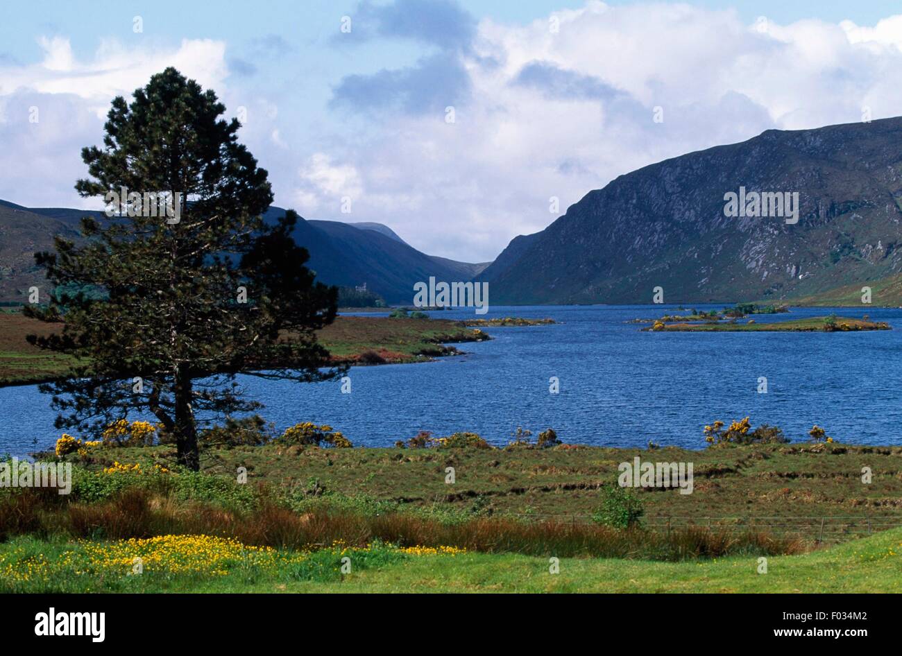 Lough Beagh, Glenveagh National Park, County Donegal, Ireland Stock ...