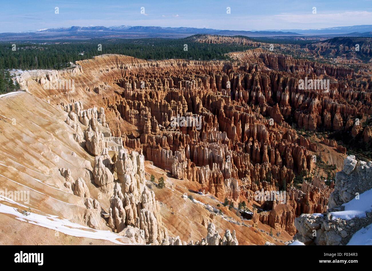 Effects characteristic of rock erosion, Bryce Canyon National Park ...