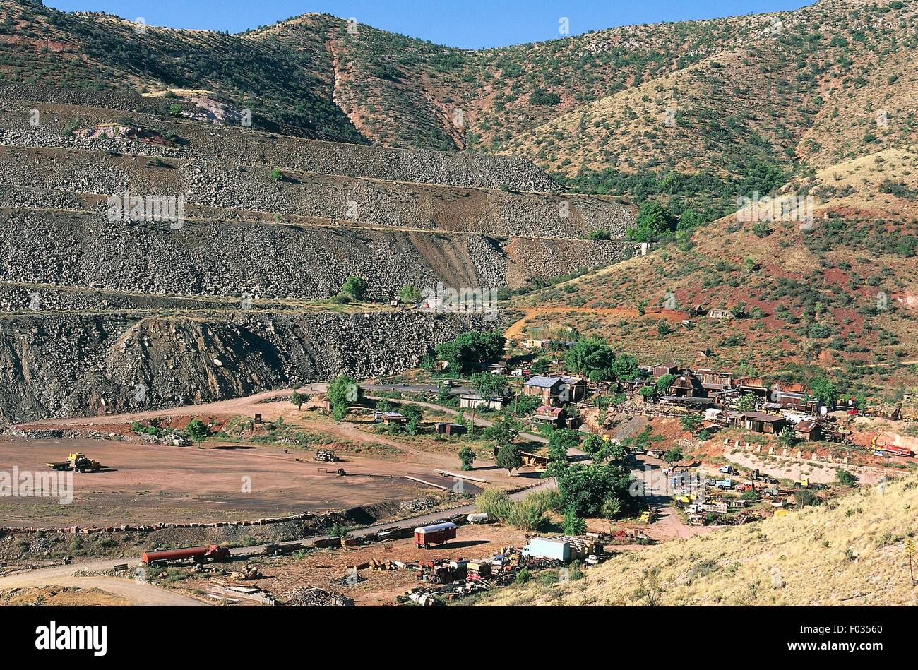 The Gold King Mine, historic mining town, north of Jerome, Arizona ...