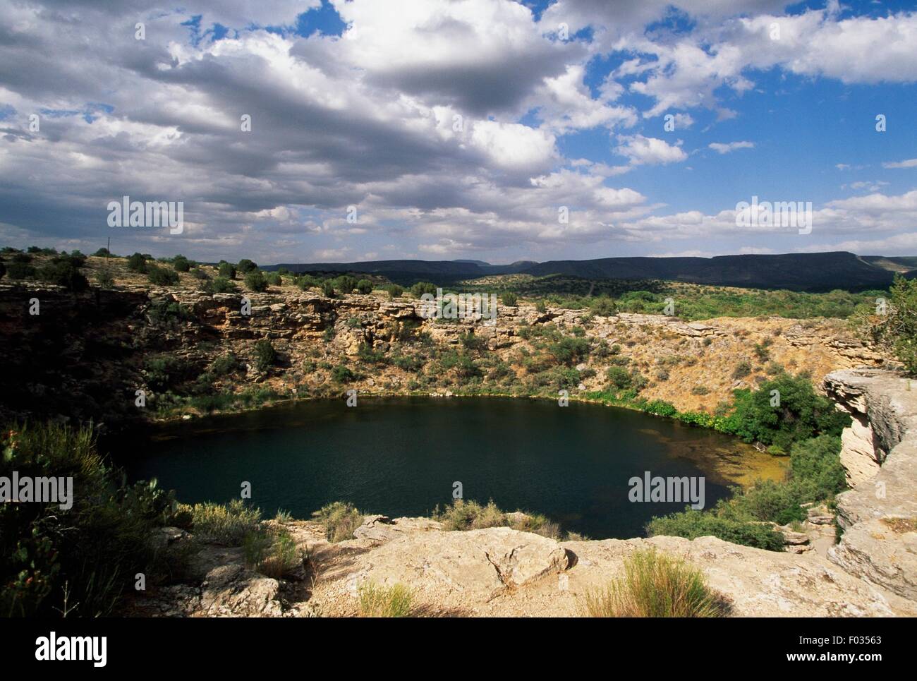 Montezuma Well, Arizona, United States of America Stock Photo - Alamy
