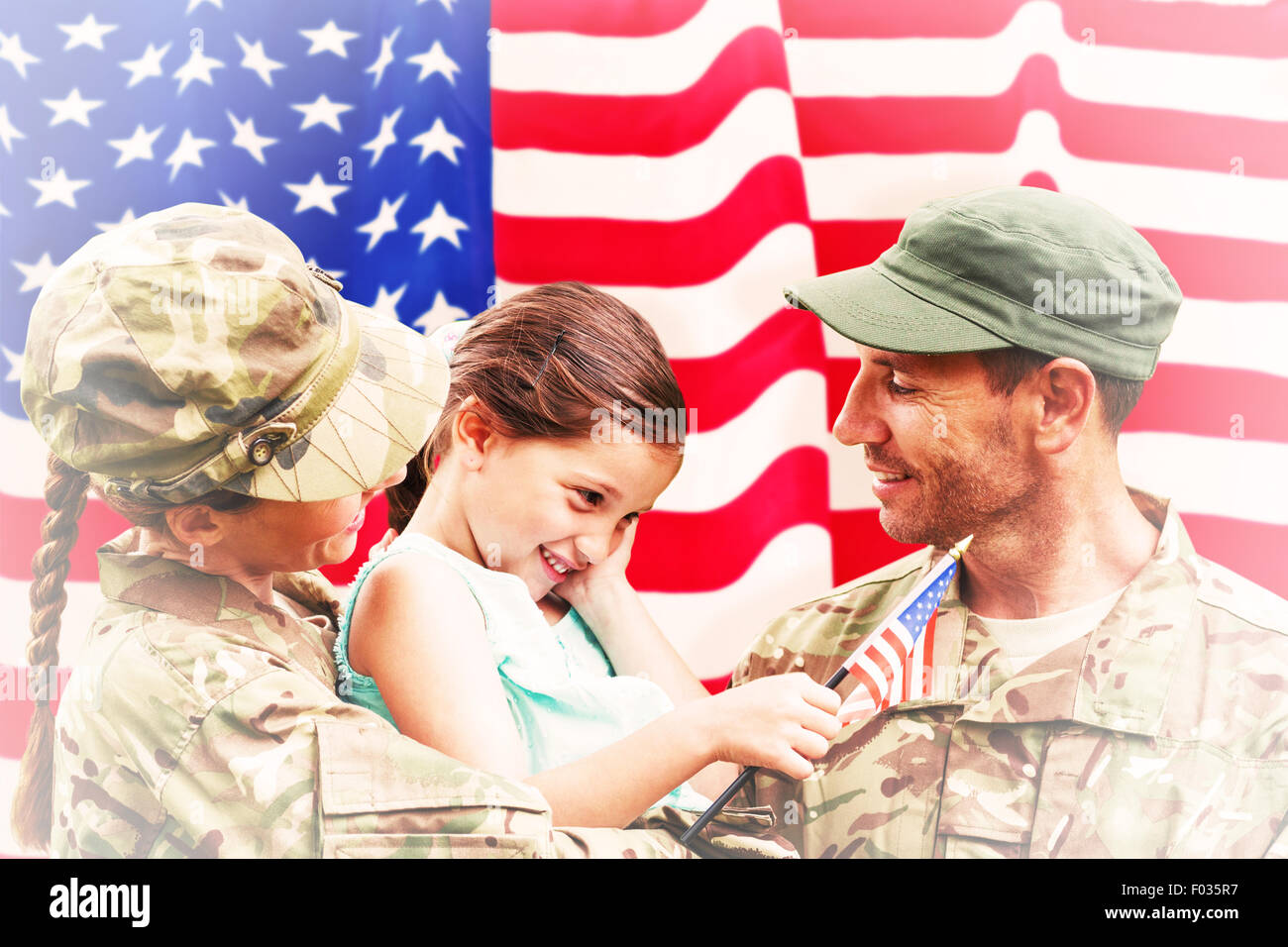 American soldiers reunited hi-res stock photography and images - Alamy