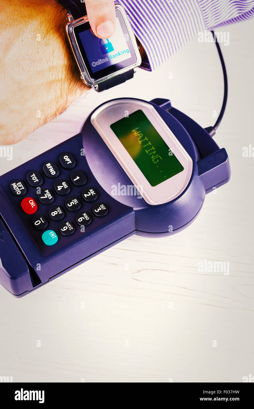 Composite image of online banking Stock Photo - Alamy