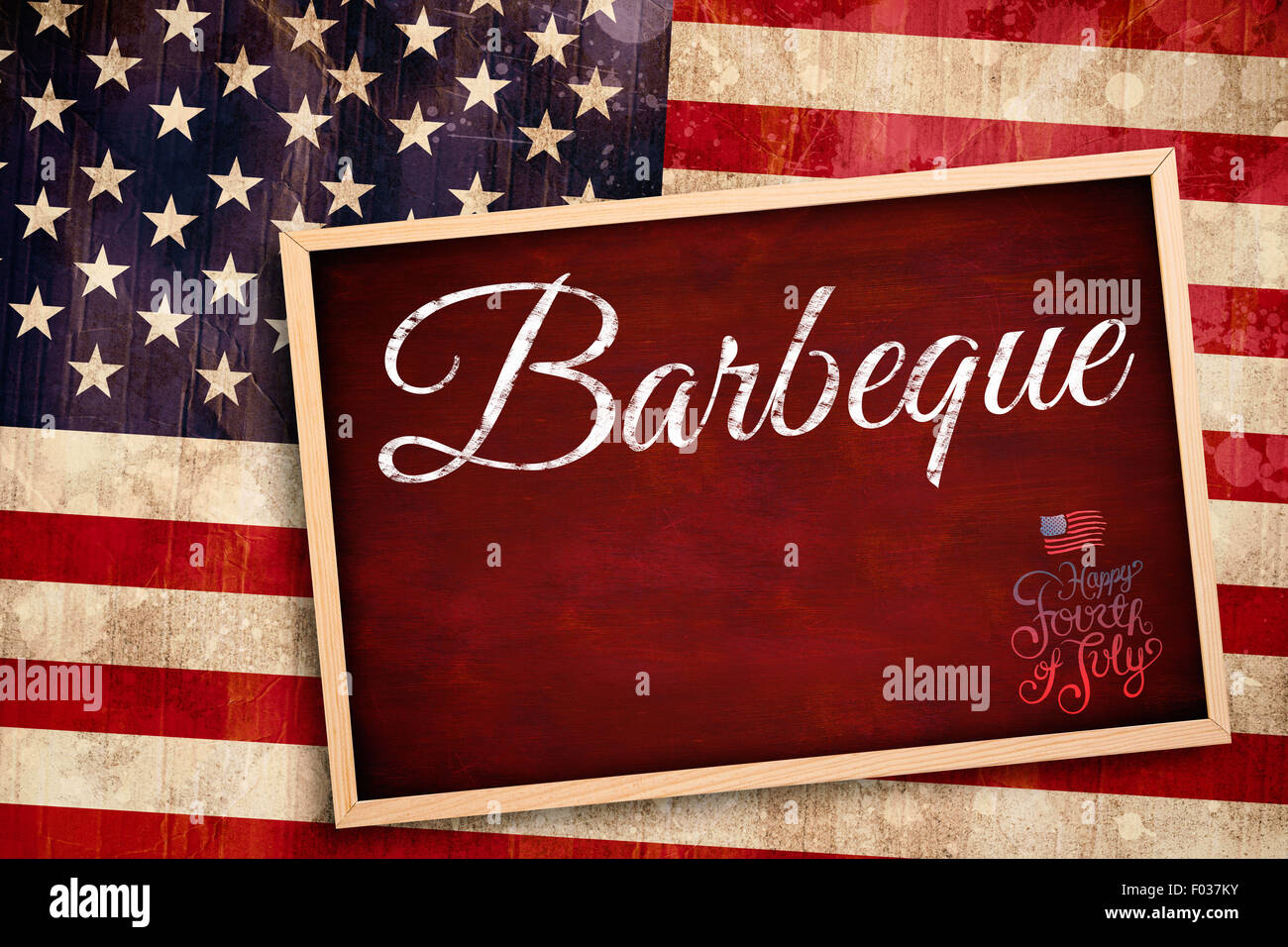 Composite image of independence day graphic Stock Photo - Alamy