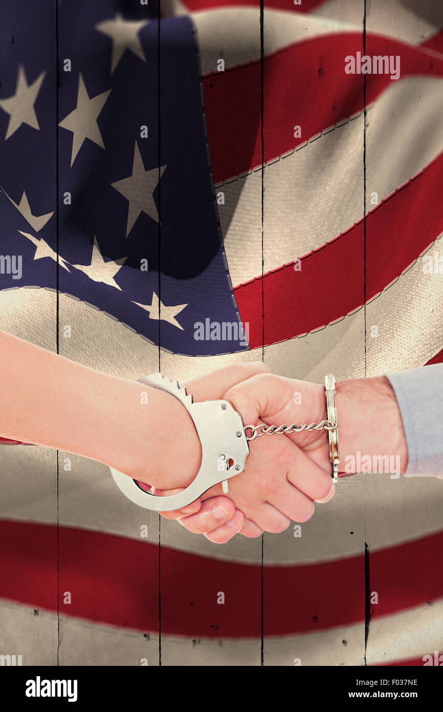 Handcuffed usa hi-res stock photography and images - Alamy