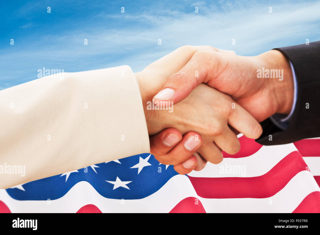 Abstract people shaking hands on hi-res stock photography and images ...