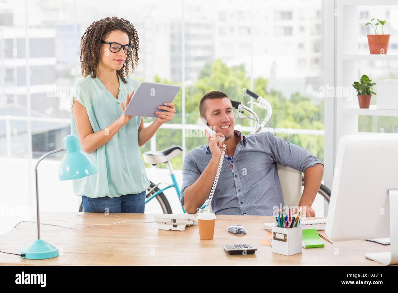 Young attractive business colleagues hi-res stock photography and ...