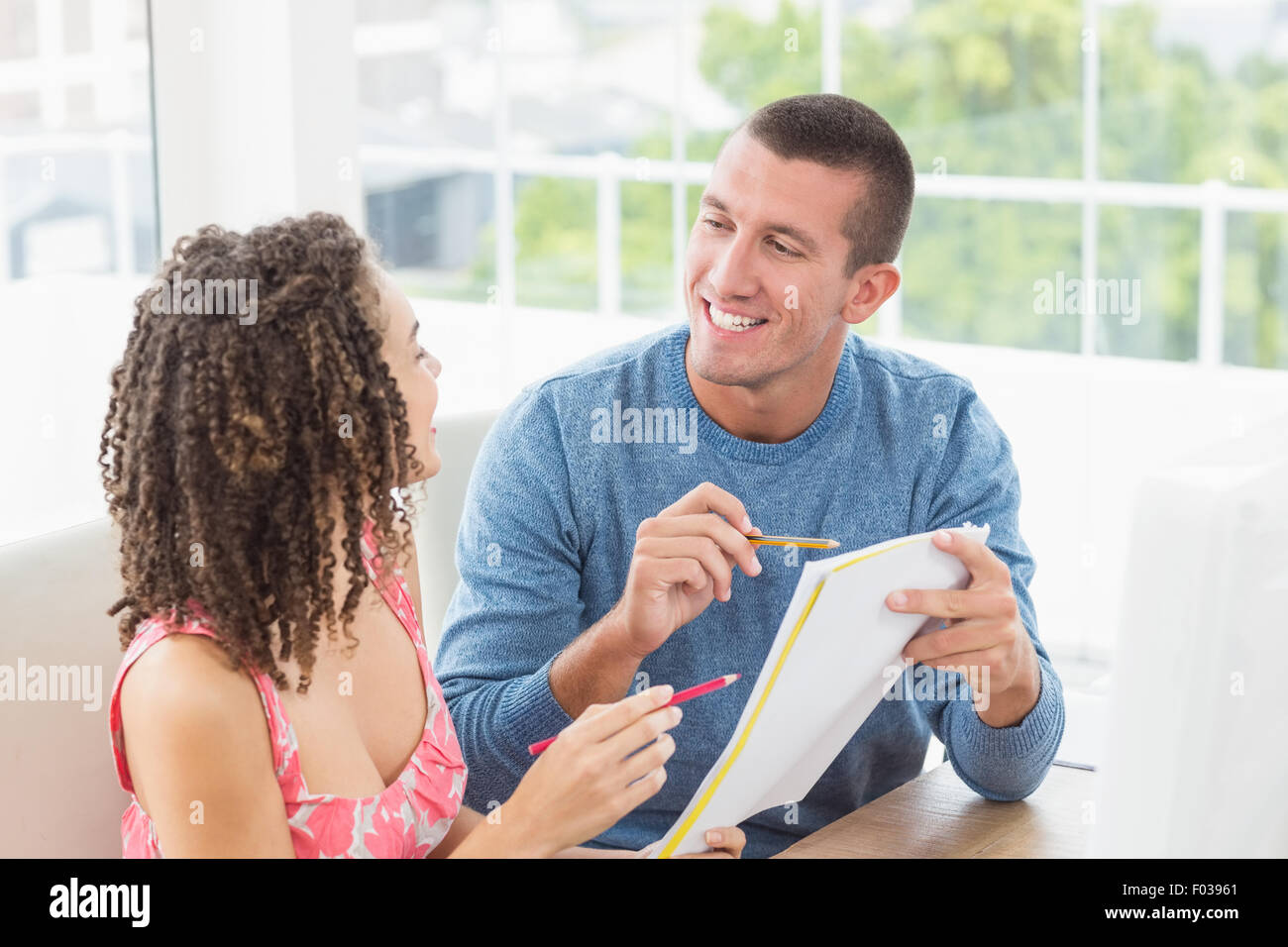 Creative business partners working together Stock Photo - Alamy