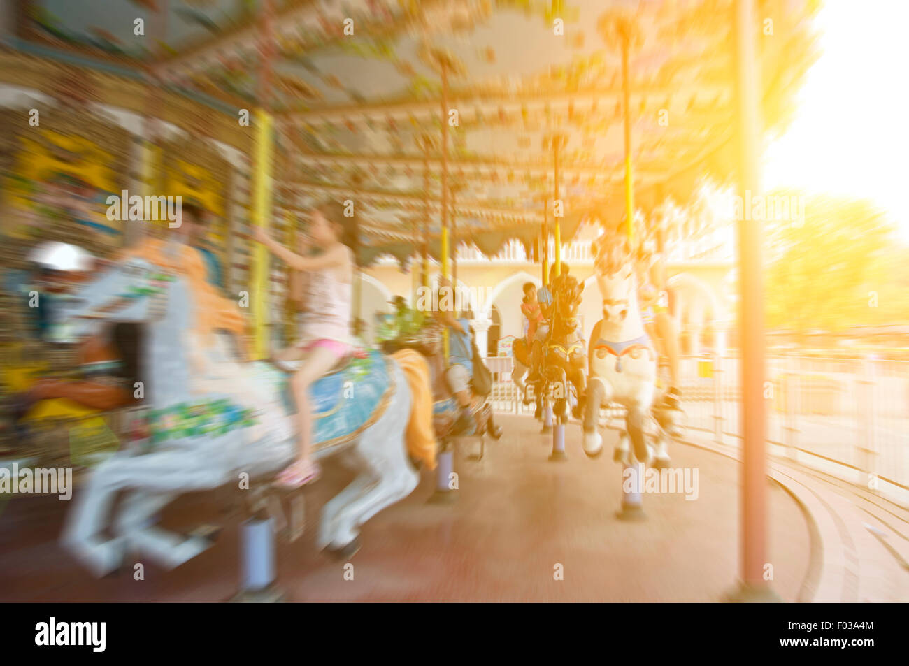 Classic carousel horse silhouette hi-res stock photography and images ...