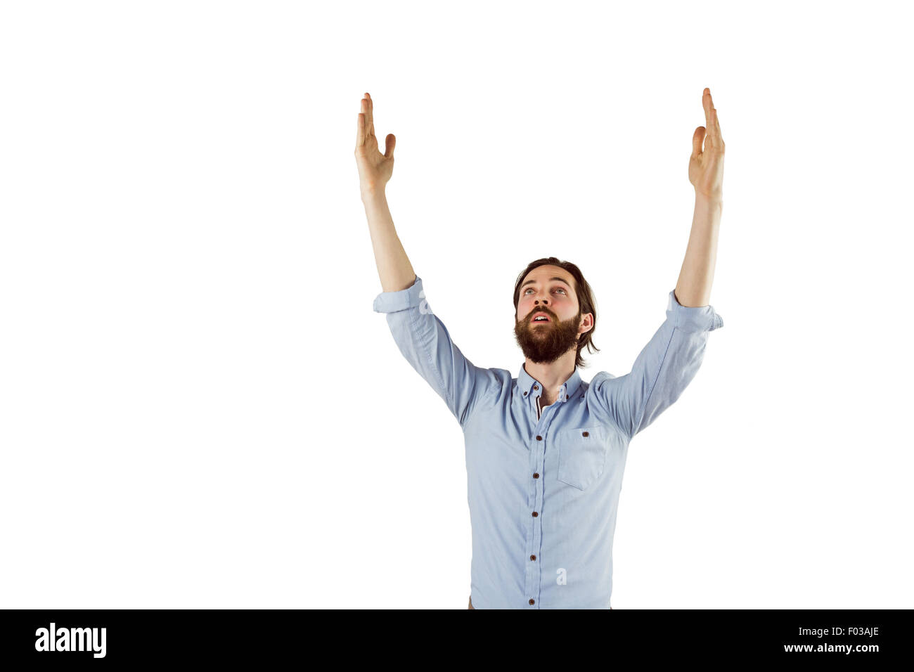 Handsome man beard brown Cut Out Stock Images & Pictures - Alamy