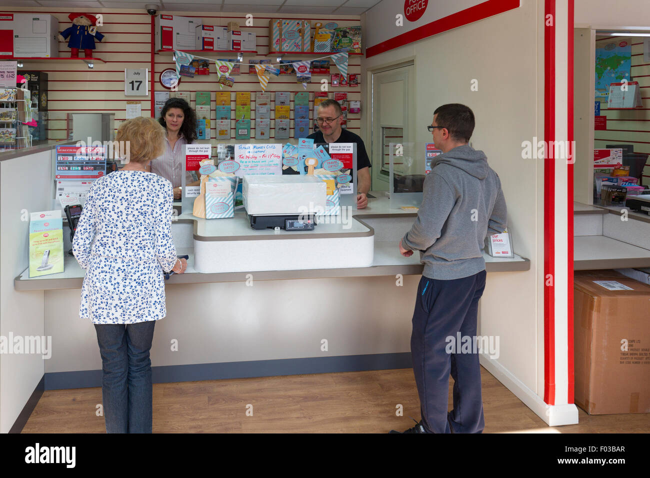 Main style Post Office branch refit and modernization Stock Photo - Alamy
