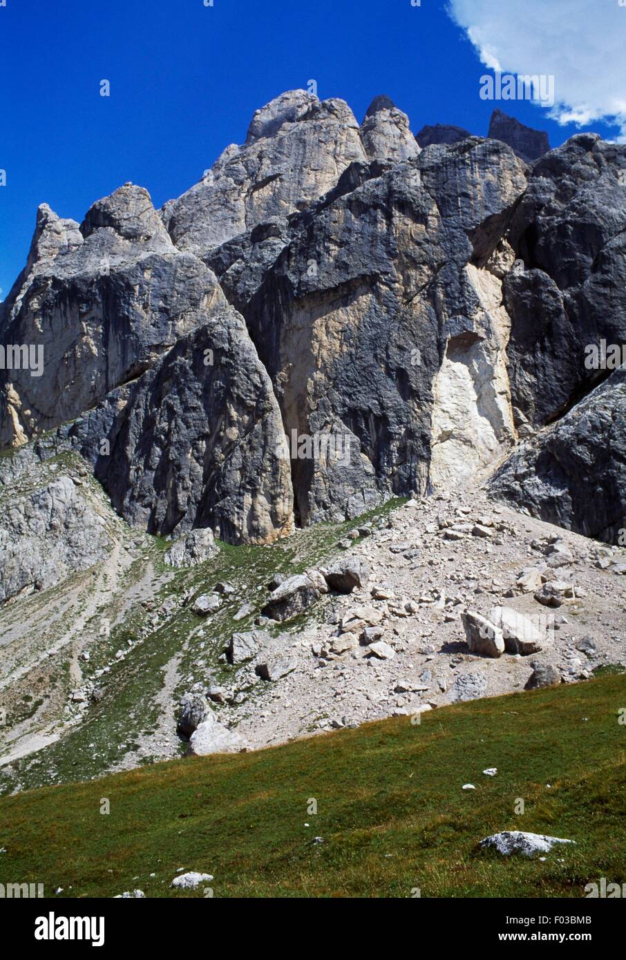 Cima Ombretta (3011 metres), Marmolada, Dolomites (UNESCO World ...