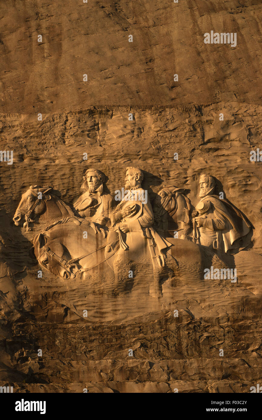 Confederate Memorial Stone Mountain Georgia High Resolution Stock ...