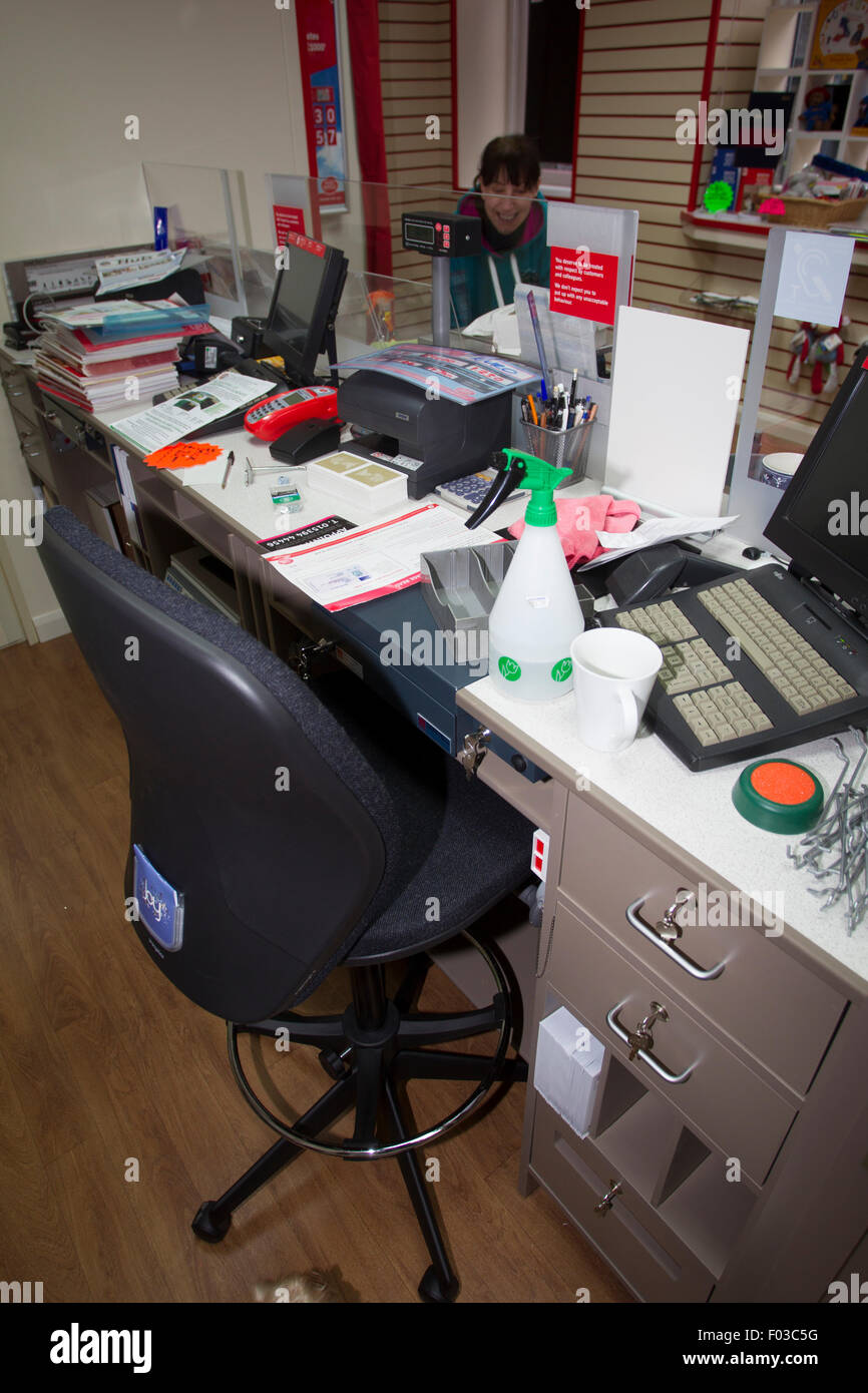 Main style Post Office branch refit and modernization new counter being ...