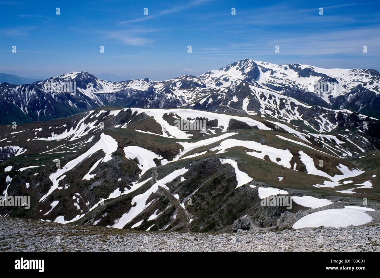Mount Terminillo, Reatini Mountains, Lazio, Italy Stock Photo - Alamy