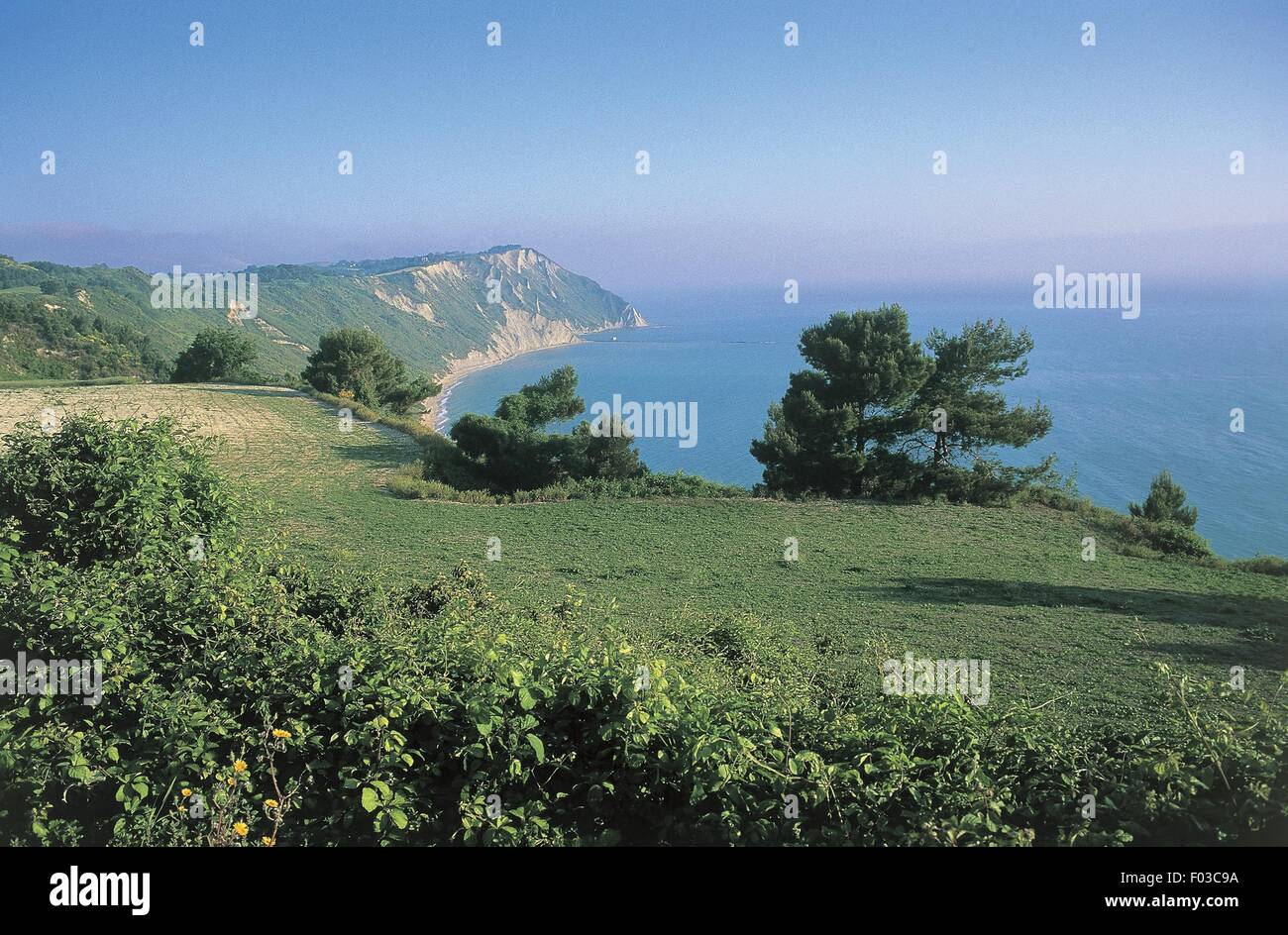 Italy - Marche Region - The Regional Park of Mount Conero - The reef of ...