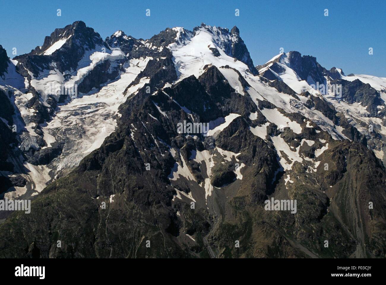 Pelvoux massif, Vallouise Valley, Ecrins National Park (Parc national ...