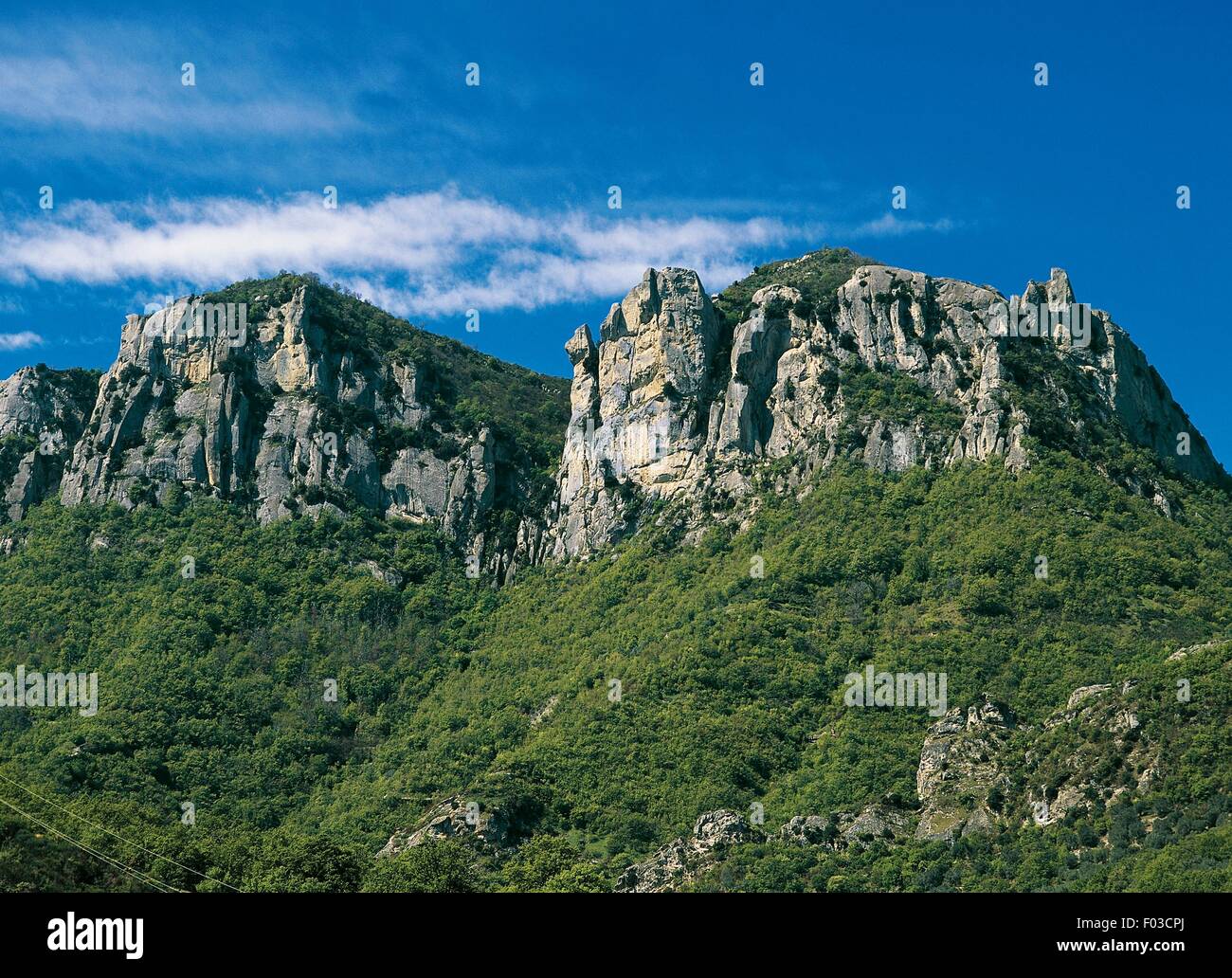 Rocky landscape along the Basentana, Basilicata, Italy Stock Photo - Alamy