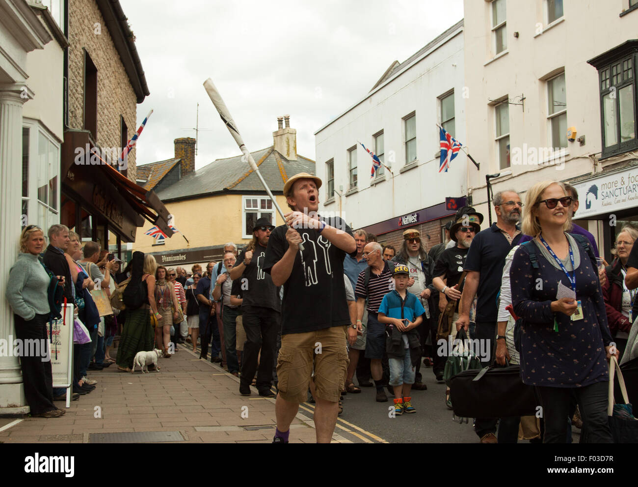 Sidmouth folk festival 2015 hi-res stock photography and images - Alamy
