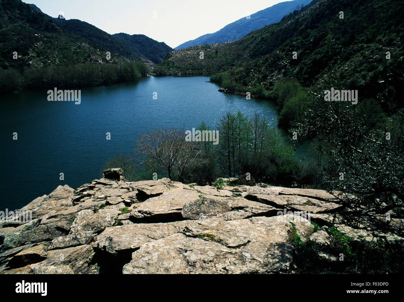 Lake Constantine, Aspromonte National Park, Calabria, Italy Stock Photo ...