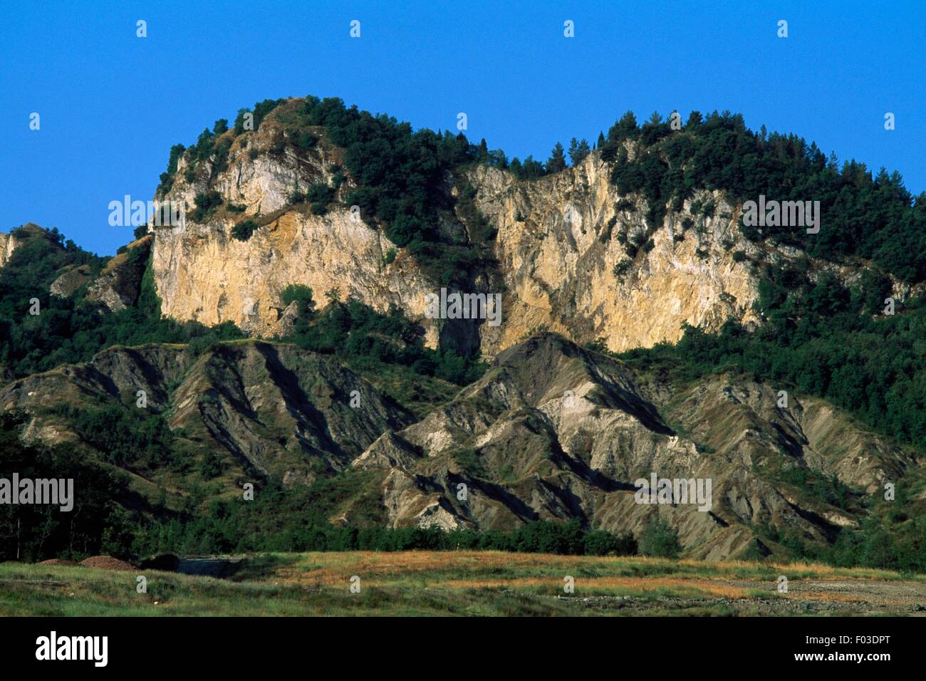 Badlands of Villanova, Marche, Italy Stock Photo - Alamy